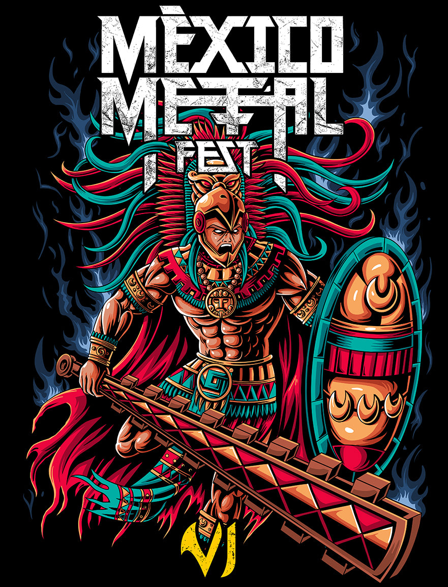 Playera - Metal 6 - Mod. Azteca – Abraxas House